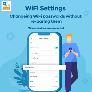 Changing WiFi passwords directly with WiFi Settings - eWeLink