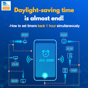 Editing your timers back or forward simultaneously - eWeLink