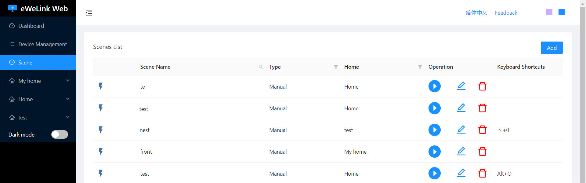 Introducing the new eWeLink Web - eWeLink