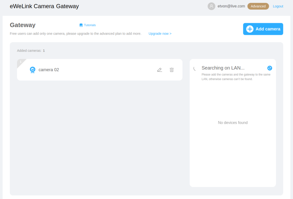 eWeLink CamSync User Guide - eWeLink