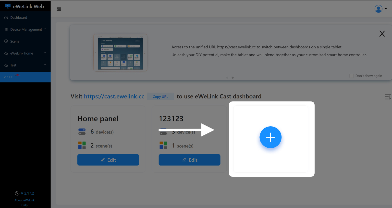 Watch Camera Live Feed on eWeLink Cast - eWeLink