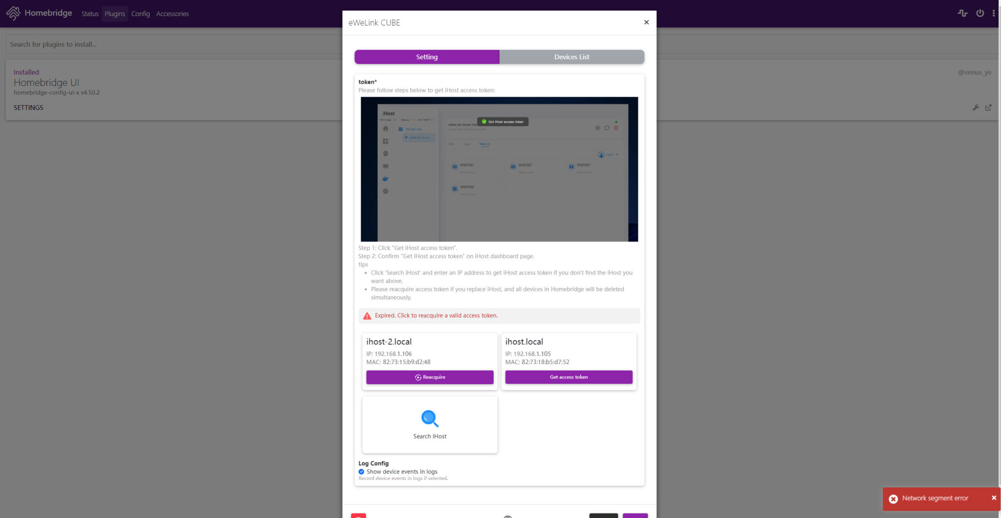 Add-on: HomeBridge - eWeLink