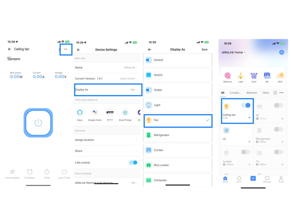 How to Identify Your Devices Faster: Introduction to Display As - eWeLink