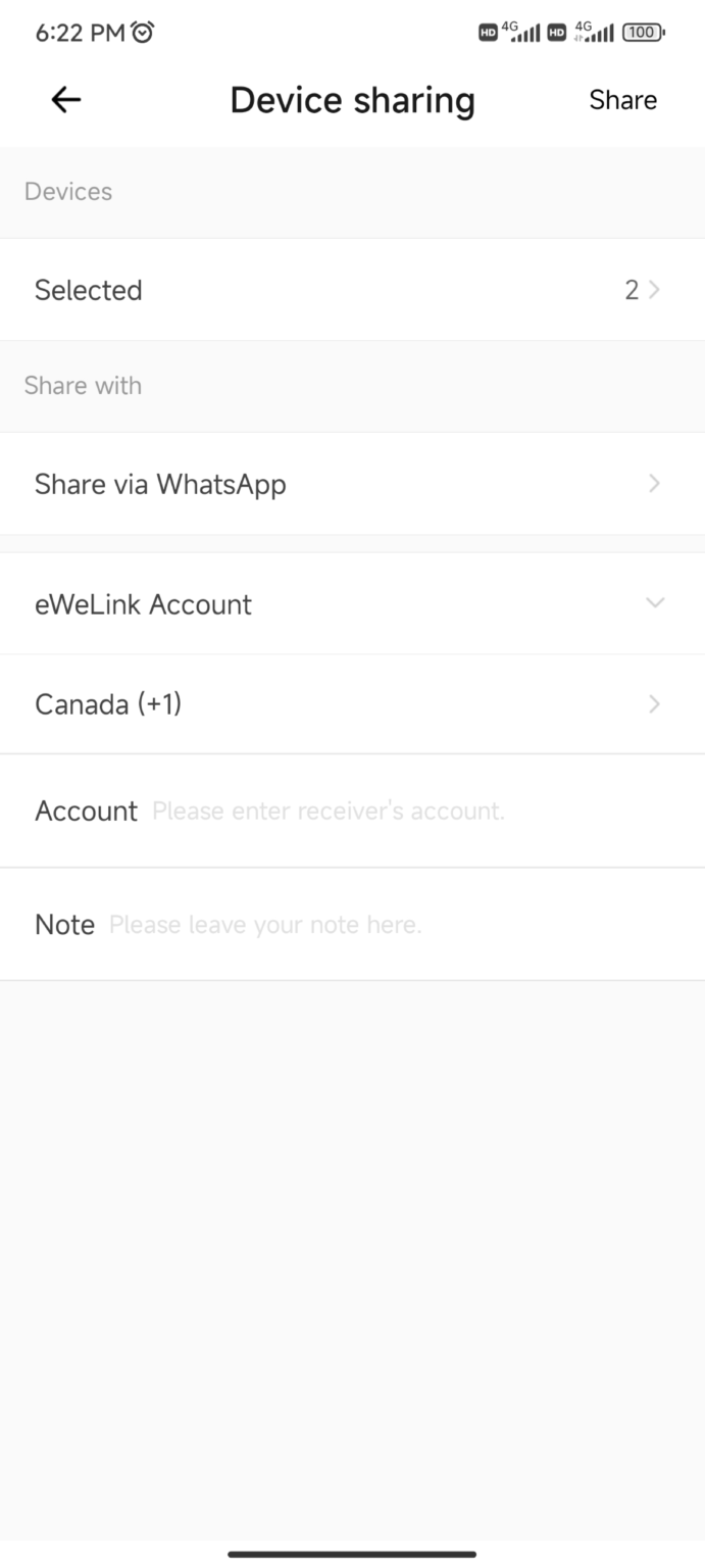 Comprehensive Guide to Home and Device Sharing on the eWeLink App