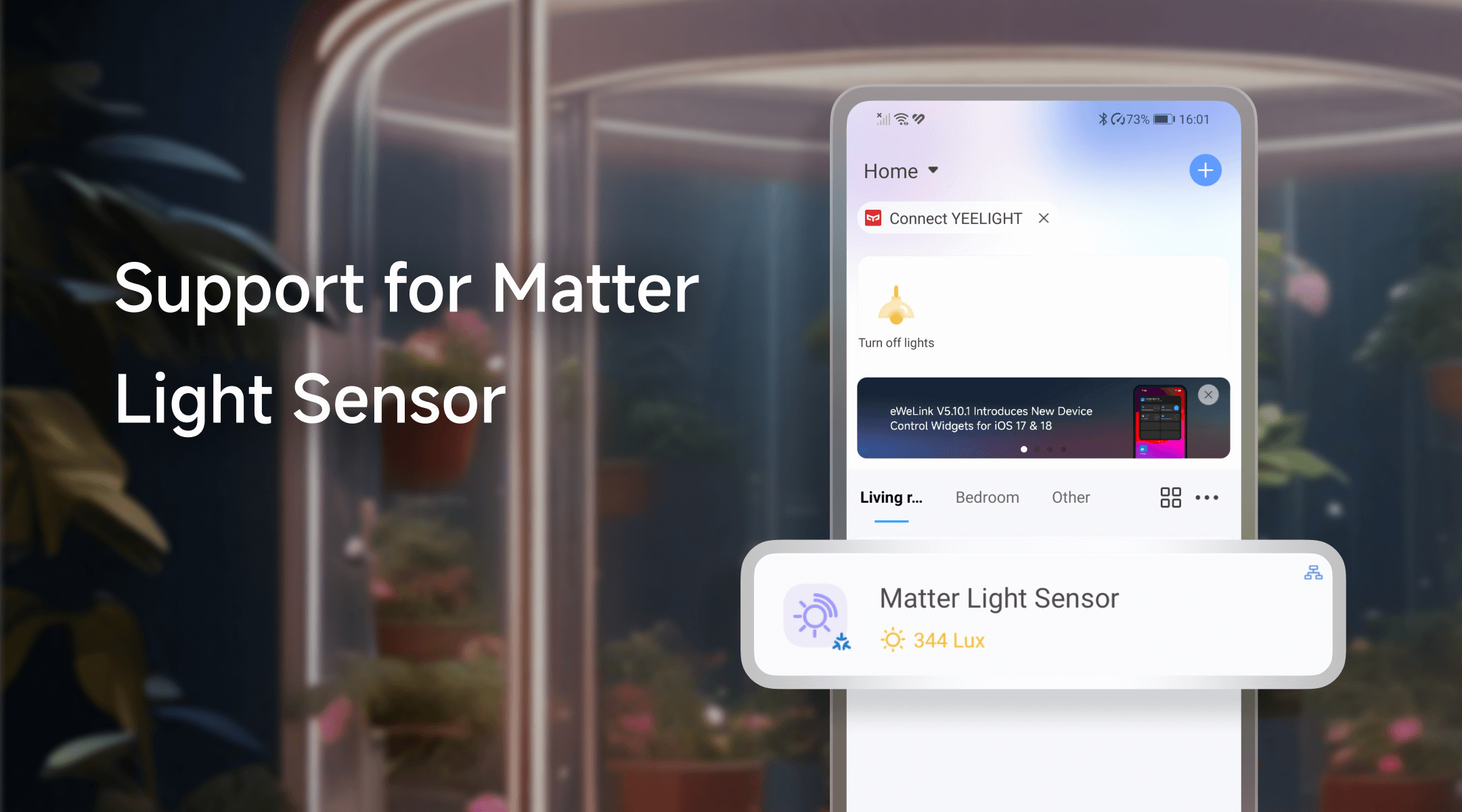 eWeLink App Now Supports Matter Light Sensor