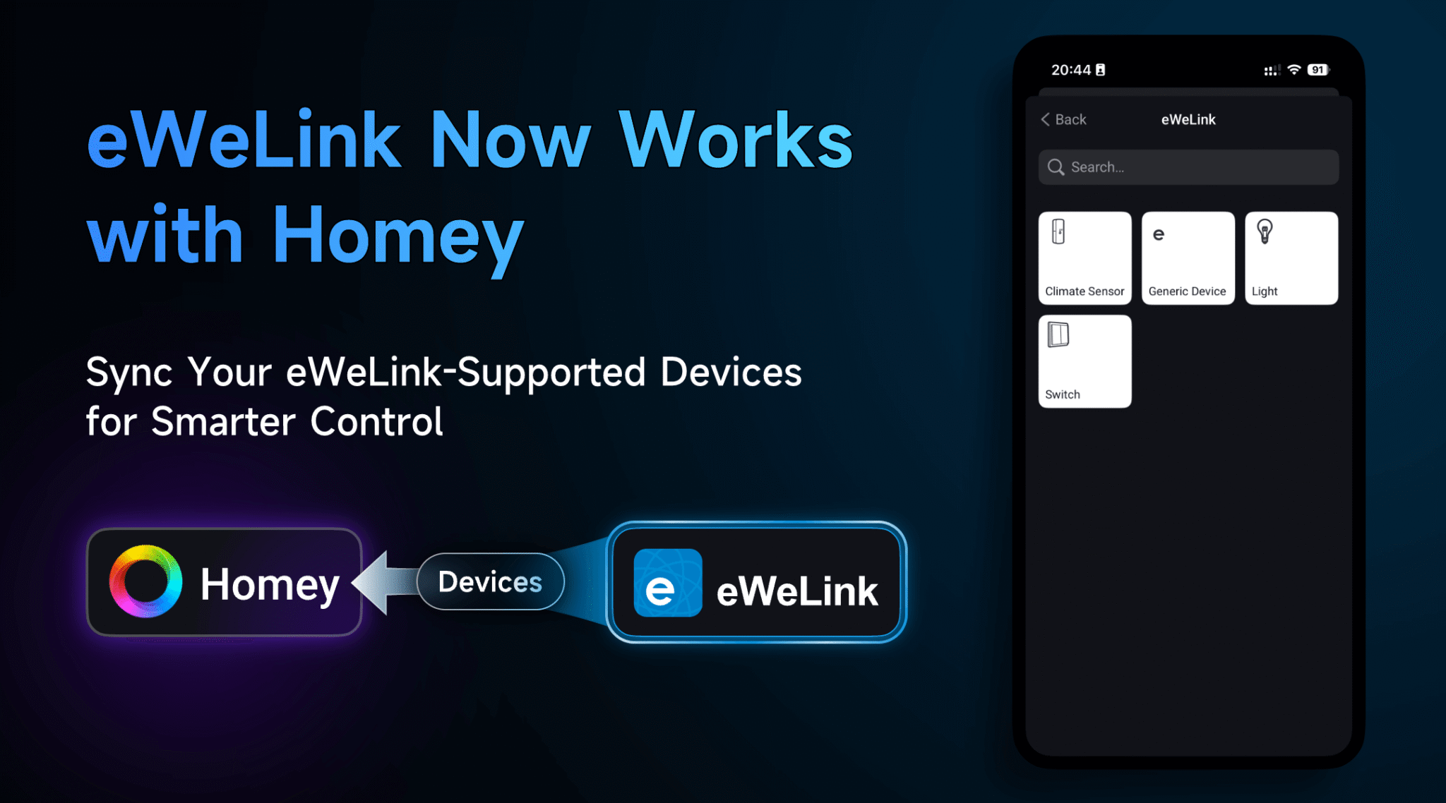 eWeLink Now Works with Homey: Sync Your eWeLink-Supported Devices for ...